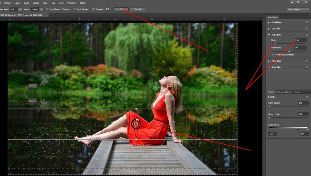 Blur Photo Background in Photoshop, Shallow Depth of Field Effect