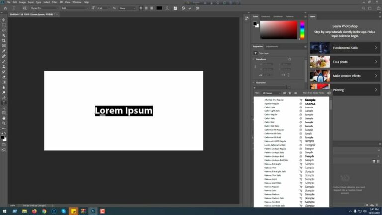How to Add Fonts in Photoshop- A Step-by-Step Tutorial